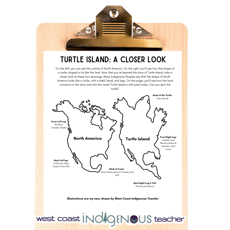 Turtle Island and Indigenous Storytelling Lesson - West Coast ...