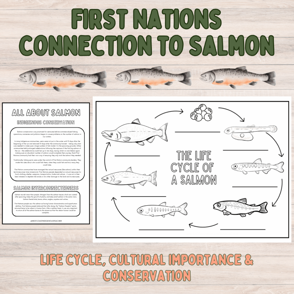 Salmon Life Cycle, First Nations Culture - Indigenous Education - West ...